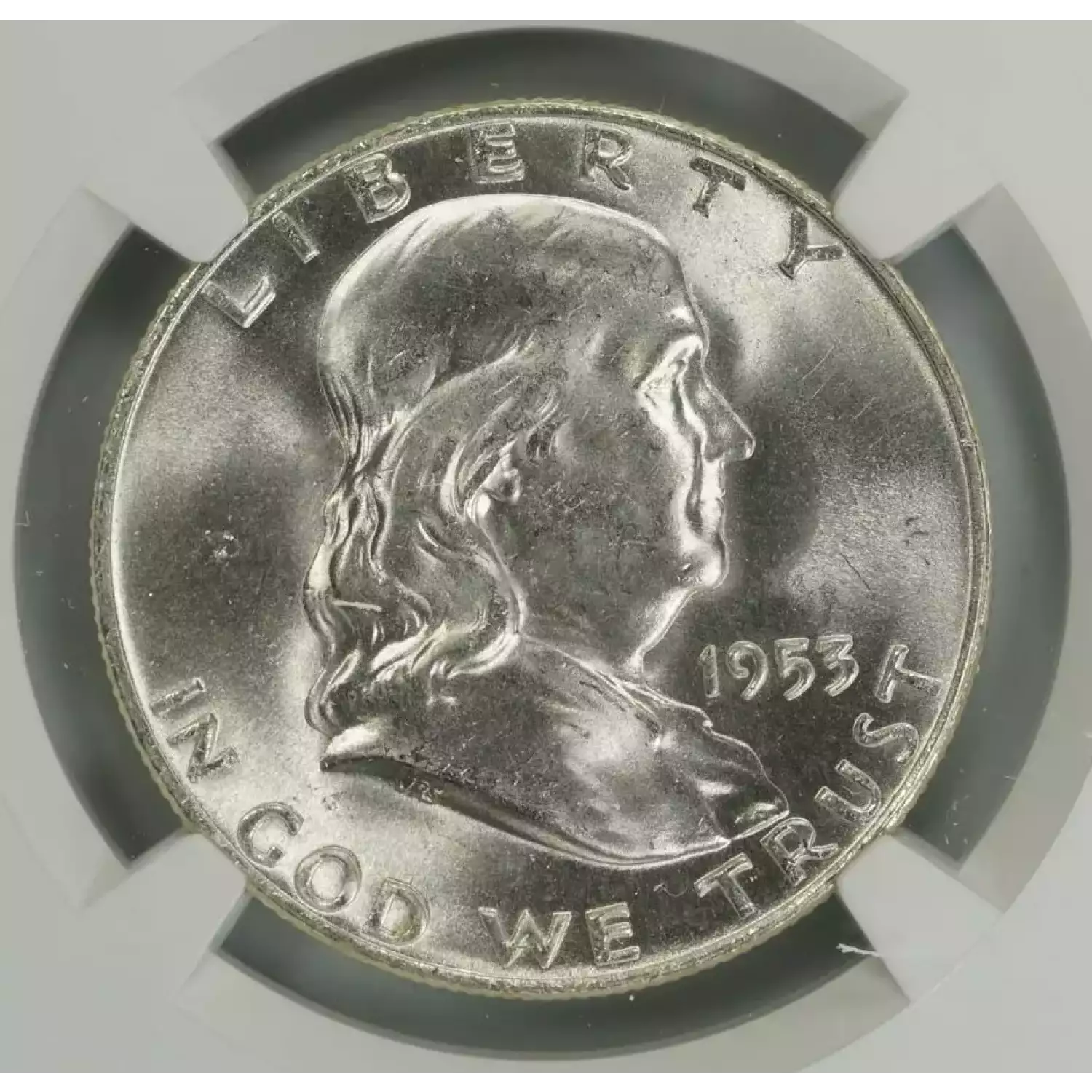 1953-DENVER Half Dollars Franklin NGC MS-65 FBL - Kearney Coin Center