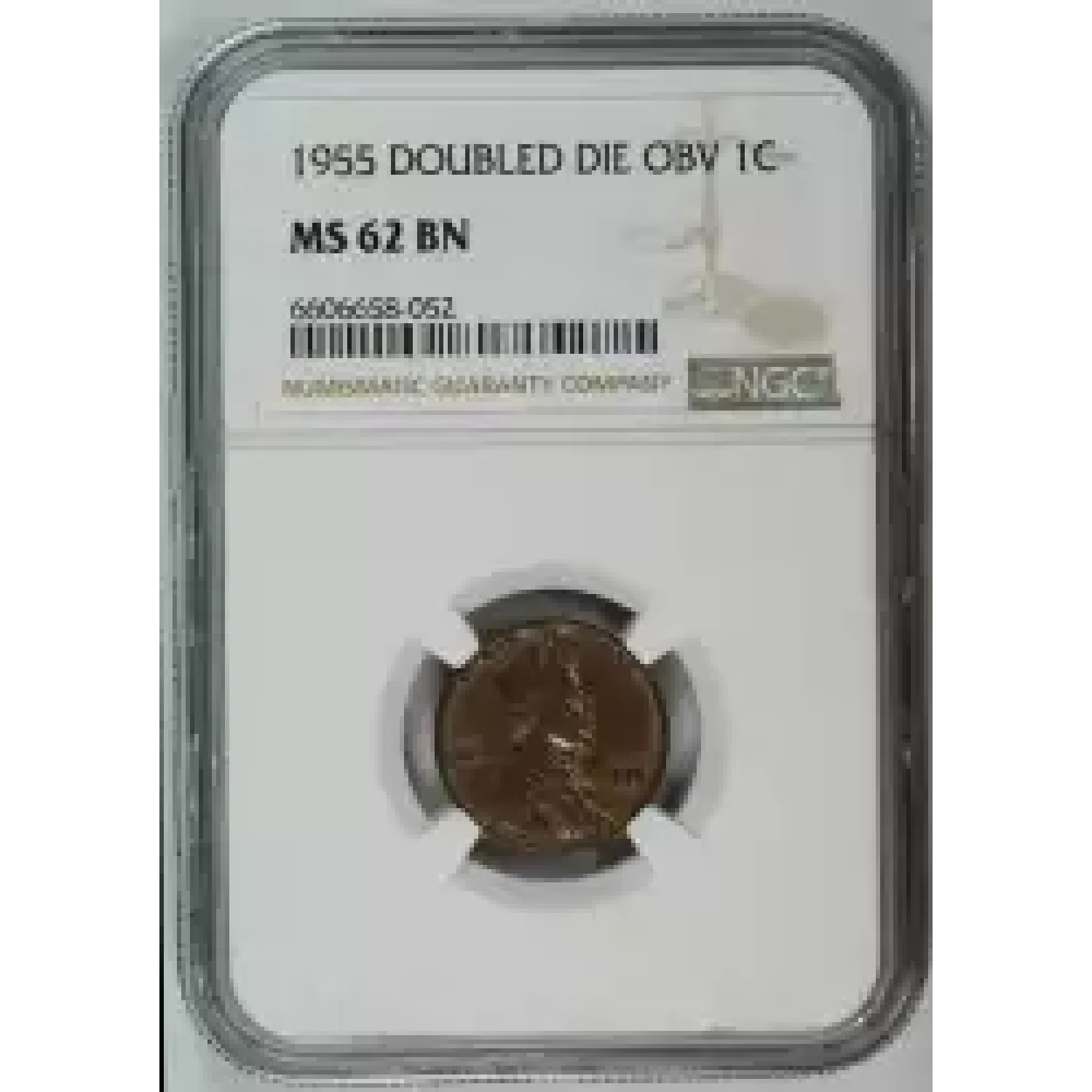 1955 Small Cents Lincoln, Wheat Ears Reverse NGC MS-62 BN - Kearney Coin Center